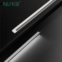 China Customized LED Strip Light Embedded Aluminum Profile 9.7mm Height for Closets Lighting for sale