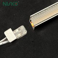 China Mini Ultra-thin 8.8mm Aluminum LED Strip Light Bar for Closet Shelf Panel Indoor Lighting 12V for sale