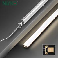China Customized Aluminum LED Strip Light Recessed Slim Bar Light 9.8mm Height 12V for Shelves for sale