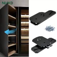 China Side Corner 360 Degree Rotating Kitchen Storage Cabinet Turning Swivelling System for sale