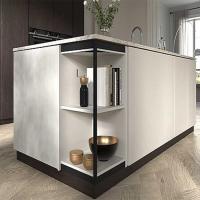 China Side Corner 360 Degree Rotating Kitchen Storage Cabinet Turning Swivelling System for sale