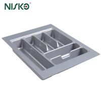 China Kitchen Cutlery Tray Storage Box Flatware Tray Utensil Silverware Storage Organizer for sale