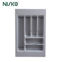 China Kitchen Cutlery Tray Storage Box Flatware Tray Utensil Silverware Storage Organizer for sale