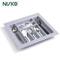 China Utensil Tray Organizer Kitchen Cutlery Drawer Tray Kitchen Silverware Storage Solution for sale