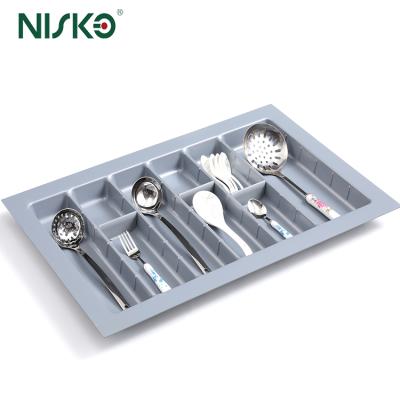 China Kitchen Flatware Tray Cutlery Utensil Insert Drawer For Soft Close Universal Box for sale