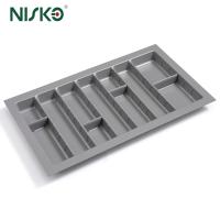 China Kitchen Cultery Tray Insert Drawer Silverware Storage Organizer For Soft Close Box for sale