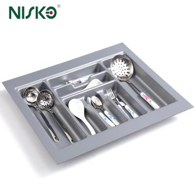China Kitchen Cultery Tray Insert Drawer Flatware Storage Organizer Tableware Racks Holder for sale