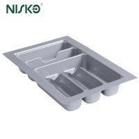 China Kitchen Flatware Tray Cutlery Insert Drawer Utensil Silverware Storage Organizer for sale