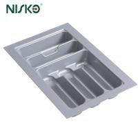 China Kitchen Flatware Tray Cutlery Insert Drawer Utensil Silverware Storage Organizer for sale