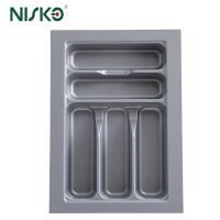 China Kitchen Flatware Tray Cutlery Insert Drawer Utensil Silverware Storage Organizer for sale