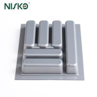 China NISKO Kitchen Cutlery Tray Organizer 8 Adjustable Sections for Soft Close Drawers 40-60 cm BPA-Free Plastic for sale