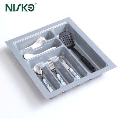 China Flatware Utensils Rack Cutlery Tray Storage Box Kitchen Accessories Storage Solution for sale