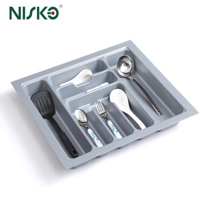 China Kitchen Sliverware Tray Storage Organizer Utensil Drawer Insert Kitchen Accessories for sale