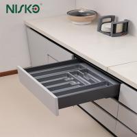 China Kitchen Sliverware Tray Storage Organizer Utensil Drawer Insert Kitchen Accessories for sale