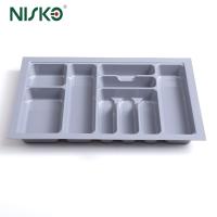 China Modular Kitchen Silverware Storage Organizer Flatware Tray Cutlery Drawer Insert 40-60cm for sale