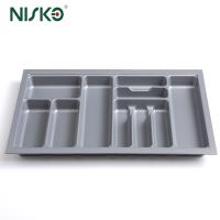 China NISKO 10-Compartment Cutlery Tray Drawer Insert for Forks Chopsticks Spoons Knives 40-60cm for sale