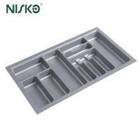 China NISKO 10-Compartment Cutlery Tray Drawer Insert for Forks Chopsticks Spoons Knives 40-60cm for sale