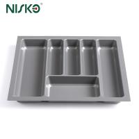 China Kitchen Silverware Storage Box Utensil Drawer Insert Flatware Cutlery Tray Organiser for sale