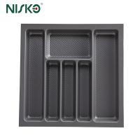 China Kitchen Silverware Storage Box Utensil Drawer Insert Flatware Cutlery Tray Organiser for sale