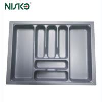 China Flatware Tray Sliverware Storage Box Cutlery Drawer Insert Kitchen Storage Solutions for sale