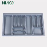 China Flatware Tray Sliverware Storage Box Cutlery Drawer Insert Kitchen Storage Solutions for sale
