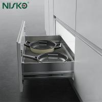 China Multipurpose Kitchen Base Cabinet Pull Out Drawer Basket For Pans Unsteil Storage for sale