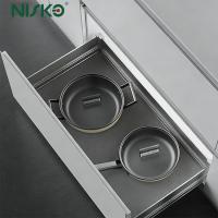 China Multipurpose Kitchen Base Cabinet Pull Out Drawer Basket For Pans Unsteil Storage for sale