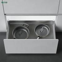 China Multipurpose Kitchen Base Cabinet Pull Out Drawer Basket For Pans Unsteil Storage for sale