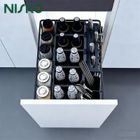 China Kitchen Pull Out Cabinet Cultery Organizer for Spice Wine Bottle Storage for sale