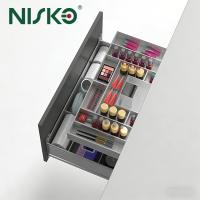 China Pull Out Basket Under Sink Multi-Functional Bathroom Drawer Modular Sink Cosmetic Storage for sale