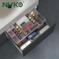 China Pull Out Basket Under Sink Multi-Functional Bathroom Drawer Modular Sink Cosmetic Storage for sale