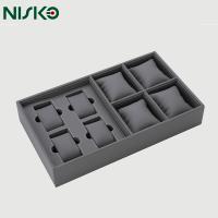 China NISKO Multi Grid PU Leather Jewelry Drawer Insert Wardrobe Accessory Storage Tray 600mm 800mm for sale