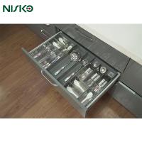 China NISKO SUS304 Stainless Steel Adjustable Kitchen Drawer Cutlery Tray for sale