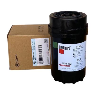 China Foton Ollin Aumark Motor Oil Filters LF16352 5262313 for ISF3.8 Engine and Efficiency for sale