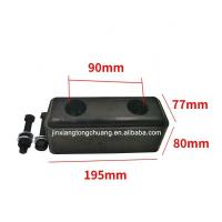 China Heavy-Duty Metal Black Foton Aumark Customization Rubber Bumper for Truck Rear Door Protection for sale