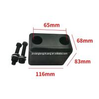 China Heavy-Duty Metal Black Foton Aumark Customization Rubber Bumper for Truck Rear Door Protection for sale