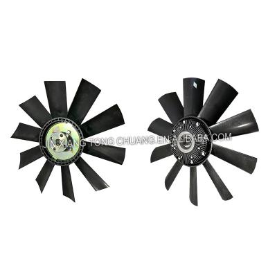 China 2022 Foton Aumark Truck Parts Silicone Oil Clutch Engine Cooling Fan for AOLING Truck for sale
