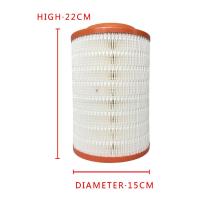 China Shuailing Original Auto Parts Kangling Truck Air Filter 1522 with White Filter Paper for sale