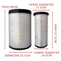 China Hot Diesel Truck Air Conditioning Filter Element 2540Pu for Foton at Standrad Size for sale