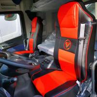 China Plastic Bag Outer Packaging Pu Leather Seat Cover for Foton Aumark Medium Truck Series for sale