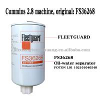 China Foton Aumark Truck ISF2.8-FS36268 Fuel Filter Oil and Water Separator Original Truck Parts for sale
