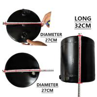 China Remanufactured Foton Marco Truck Accessories MRT Opening Times Black Gas Storage Tank for sale