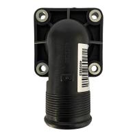 China Foton ISF3.8 Engine Aumark Bell Water Pipe Joint with Temperature Control Thermostat Cover for sale