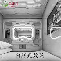 China High Quality Custom Cube Box Sleep Pods Hotel Capsule Beds Hard Plastic Blister Moulding Semi-Finished Products Cutting for sale