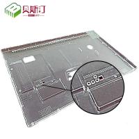 China Custom Plastic Blister Moulding Black LED TV ABS Shell Factory Cutting Service Semi-Finished Product for sale