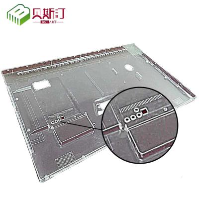 China Custom Plastic Blister Moulding Black LED TV ABS Shell Factory Cutting Service Semi-Finished Product for sale