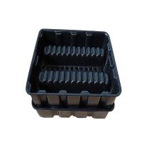 China China Manufacturer Wholesale Large ABS Plastic Serving Tray Custom Black Trimming Vacuum Formed Tray for sale