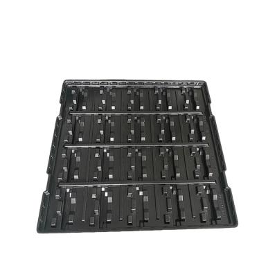 China Custom Plastic Thermoformed Tray Shell Anti-static Industrial Turnover Packaging Protective Shell for sale