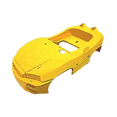 China Custom Thermoformed Plastic Housing Kids Toy Car Body Shell Vacuum Formed Children Vehicle Outer Parts for sale