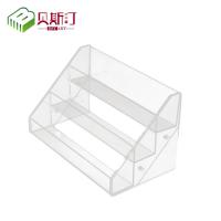 China Wall Mounted Clear Acrylic Display Stand,Punch-Free Transparent Floating Display Rack for Perfume Skincare Small Ornament Shop Wall Storage Holder for sale